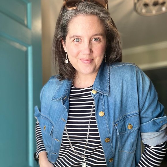 CAbi | Tops | Cabi 6332 Side Snap Tee Spring 223 Medium Nwt | Poshmark